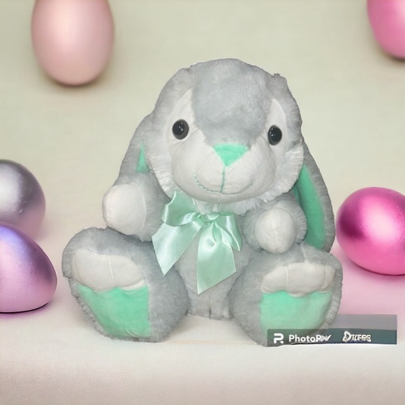 Kellytoy | Toys | Kellytoy Easter Bunny Rabbit Mint Green Gray White ...